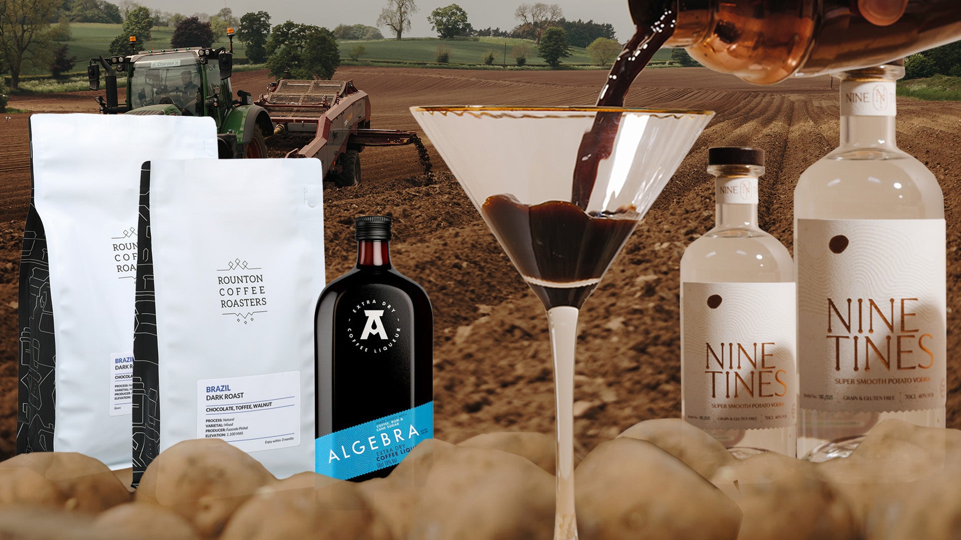 Nine Tines Vodka x Rounton Coffee Roasters: Because the Grind Never St